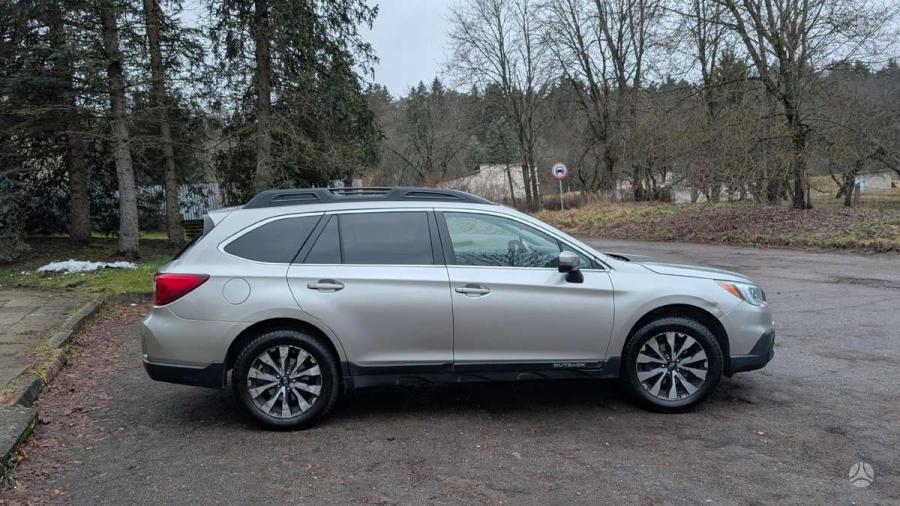Pelēks Subaru Outback 2015 Viļņa, ar dzinēja tilpumu 2.50 L un nobraukumu 240 tūkst. km par 7900 €, foto 6 vietnē AUTOMOTO.COM.LV