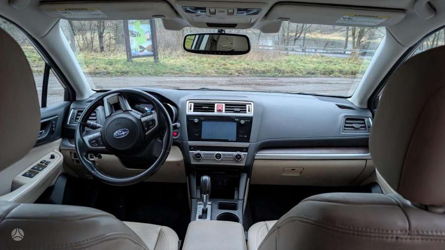 Pelēks Subaru Outback 2015 Viļņa, ar dzinēja tilpumu 2.50 L un nobraukumu 240 tūkst. km par 7900 €, foto 13 vietnē AUTOMOTO.COM.LV