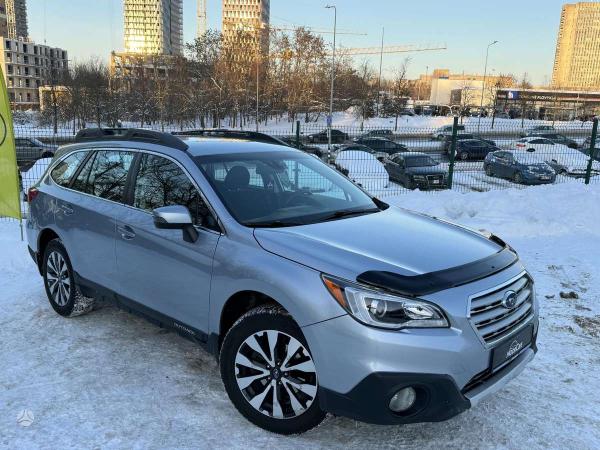 Pelēks Subaru Outback 2015 Viļņa, ar dzinēja tilpumu 2.46 L un nobraukumu 286 tūkst. km par 9300 €, foto 3 vietnē AUTOMOTO.COM.LV