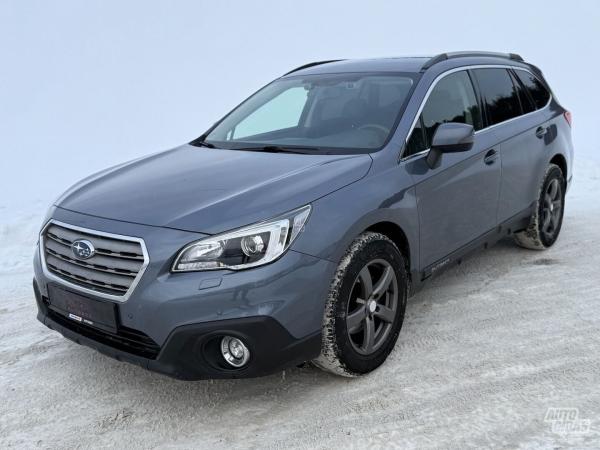 Grey Subaru Outback 2015 in Vilnius, with an engine capacity of 2.50 L and mileage of 258 thousand km for 11800 €, photo 1 on AUTOMOTO.COM.LV