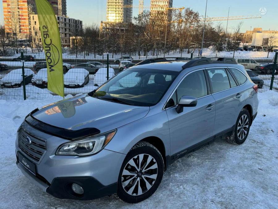 Pelēks Subaru Outback 2015 Viļņa, ar dzinēja tilpumu 2.46 L un nobraukumu 286 tūkst. km par 9100 €, foto 1 vietnē AUTOMOTO.COM.LV