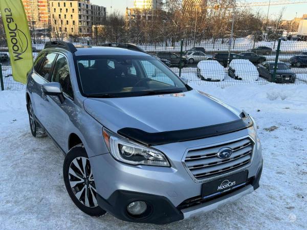Pelēks Subaru Outback 2015 Viļņa, ar dzinēja tilpumu 2.46 L un nobraukumu 286 tūkst. km par 9100 €, foto 4 vietnē AUTOMOTO.COM.LV