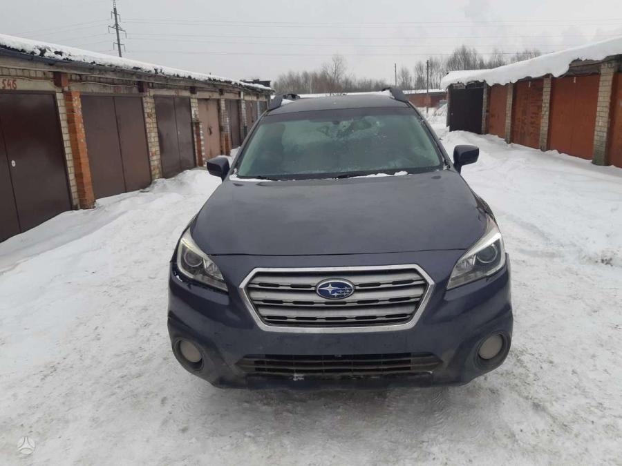 Pelēks Subaru Outback 2015 Klaipėda, ar dzinēja tilpumu 2.50 L un nobraukumu 280 tūkst. km par 3900 €, foto 1 vietnē AUTOMOTO.COM.LV