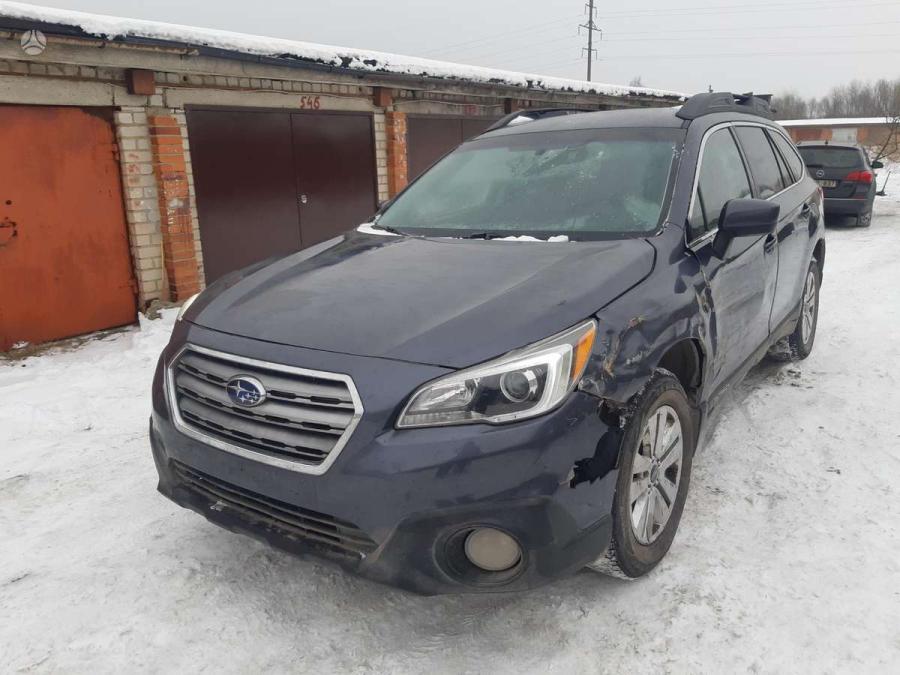 Pelēks Subaru Outback 2015 Klaipėda, ar dzinēja tilpumu 2.50 L un nobraukumu 280 tūkst. km par 3900 €, foto 2 vietnē AUTOMOTO.COM.LV