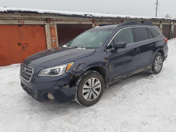 Grey Subaru Outback 2015 in Klaipeda, with an engine capacity of 2.50 L and mileage of 280 thousand km for 3900 €, photo 3 on AUTOMOTO.COM.LV