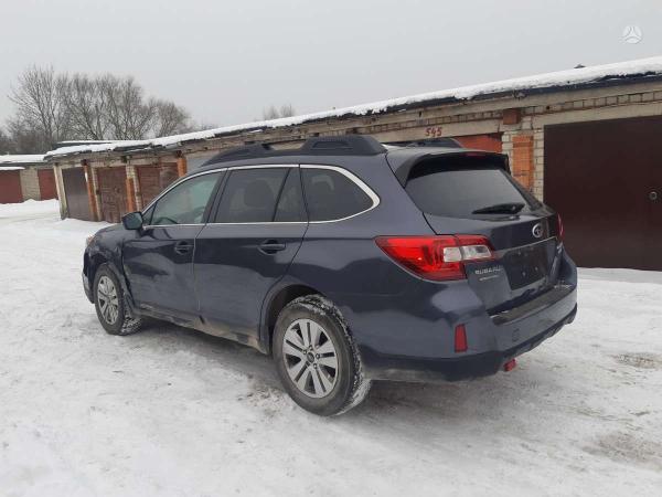 Grey Subaru Outback 2015 in Klaipeda, with an engine capacity of 2.50 L and mileage of 280 thousand km for 3900 €, photo 8 on AUTOMOTO.COM.LV