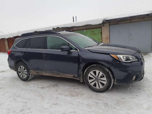 Grey Subaru Outback 2015 in Klaipeda, with an engine capacity of 2.50 L and mileage of 280 thousand km for 3900 €, photo 10 on AUTOMOTO.COM.LV