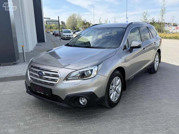 Grey Subaru Outback 2015 in Vilnius, with an engine capacity of 2.50 L and mileage of 266 thousand km for 11800 €, photo 1 on AUTOMOTO.COM.LV