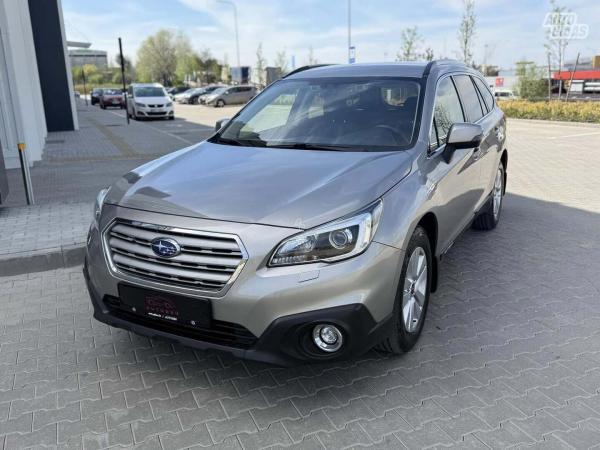 Grey Subaru Outback 2015 in Vilnius, with an engine capacity of 2.50 L and mileage of 266 thousand km for 11800 €, photo 2 on AUTOMOTO.COM.LV