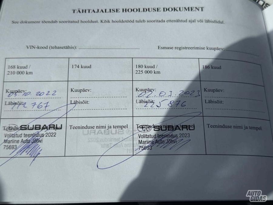 Grey Subaru Outback 2015 in Vilnius, with an engine capacity of 2.50 L and mileage of 266 thousand km for 11800 €, photo 20 on AUTOMOTO.COM.LV