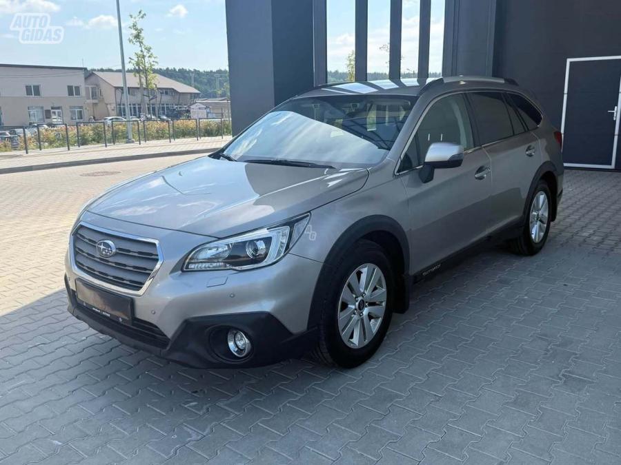 Pelēks Subaru Outback 2015 Viļņa, ar dzinēja tilpumu 2.50 L un nobraukumu 236 tūkst. km par 12300 €, foto 1 vietnē AUTOMOTO.COM.LV