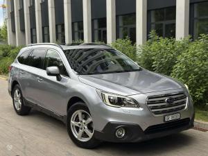 Grey Subaru Outback 2015 in Vilnius, with an engine capacity of 2.50 L and mileage of 248 thousand km for 11800 €, photo  on AUTOMOTO.COM.LV