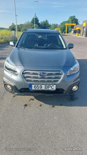 Pelēks Subaru Outback 2015 Tallina, ar dzinēja tilpumu 2.50 L un nobraukumu 115 tūkst. km par 15000 €, foto  vietnē AUTOMOTO.COM.LV