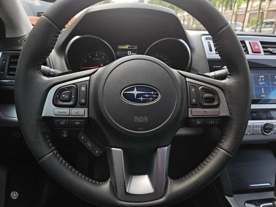 Grey Subaru Outback 2015 in Vilnius, with an engine capacity of 2.50 L and mileage of 155 thousand km for 15290 €, photo 10 on AUTOMOTO.COM.LV