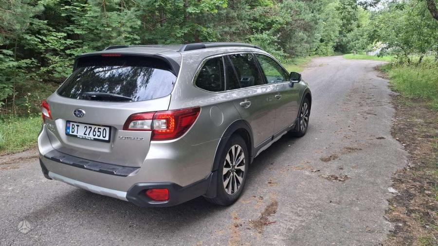 Pelēks Subaru Outback 2015 Viļņa, ar dzinēja tilpumu 2.50 L un nobraukumu 218 tūkst. km par 9800 €, foto 6 vietnē AUTOMOTO.COM.LV