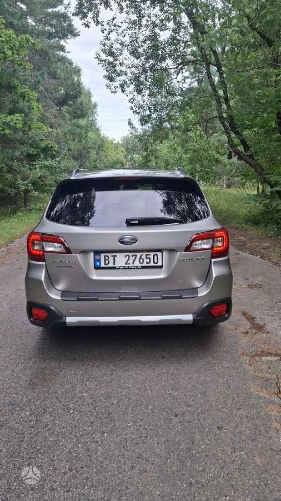 Pelēks Subaru Outback 2015 Viļņa, ar dzinēja tilpumu 2.50 L un nobraukumu 218 tūkst. km par 9800 €, foto 7 vietnē AUTOMOTO.COM.LV
