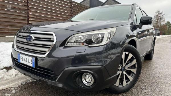 Grey Subaru Outback 2016 in Vilnius, with an engine capacity of 2.50 L and mileage of 300 thousand km for 10450 €, photo 1 on AUTOMOTO.COM.LV