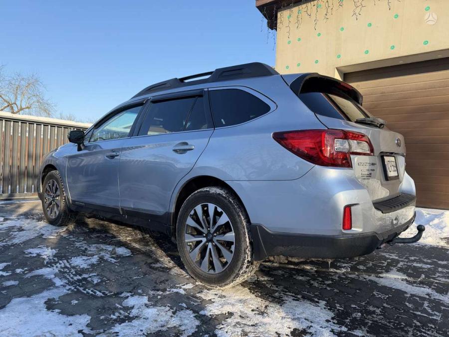Pelēks Subaru Outback 2016 Viļņa, ar dzinēja tilpumu 2.50 L un nobraukumu 172 tūkst. km par 12000 €, foto 3 vietnē AUTOMOTO.COM.LV