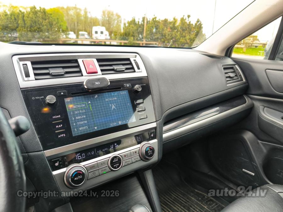 Pelēks Subaru Outback 2016 Tallina, ar dzinēja tilpumu 2.50 L un nobraukumu 224 tūkst. km par 14400 €, foto 8 vietnē AUTOMOTO.COM.LV