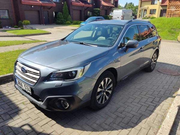Pelēks Subaru Outback 2016 Viļņa, ar dzinēja tilpumu 2.00 L un nobraukumu 113 tūkst. km par 10600 €, foto 2 vietnē AUTOMOTO.COM.LV