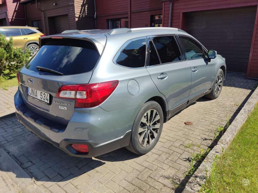 Pelēks Subaru Outback 2016 Viļņa, ar dzinēja tilpumu 2.00 L un nobraukumu 113 tūkst. km par 10600 €, foto 5 vietnē AUTOMOTO.COM.LV
