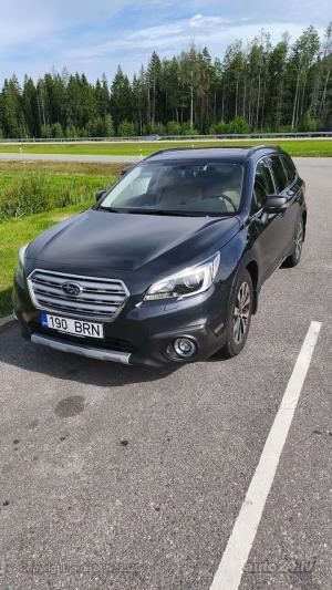 Pelēks Subaru Outback 2016 Tallina, ar dzinēja tilpumu 2.50 L un nobraukumu 296 tūkst. km par 9200 €, foto  vietnē AUTOMOTO.COM.LV