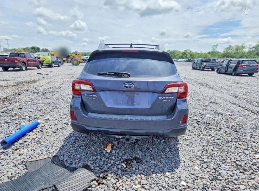 Pelēks Subaru Outback 2016 Šauļi, ar dzinēja tilpumu 3.60 L un nobraukumu 217 tūkst. km par 5950 €, foto 6 vietnē AUTOMOTO.COM.LV