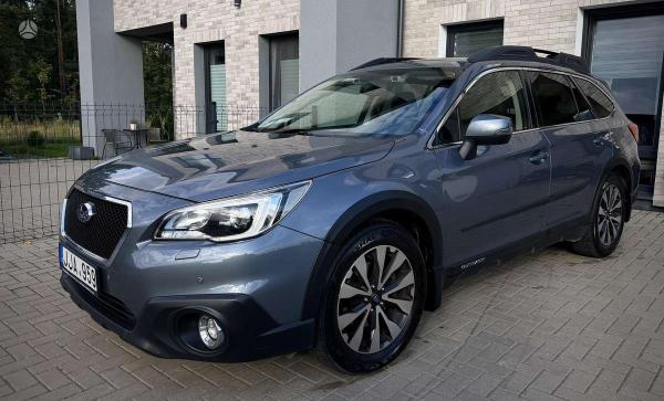 Grey Subaru Outback 2016 in Vilnius, with an engine capacity of 2.50 L and mileage of 180 thousand km for 11900 €, photo 1 on AUTOMOTO.COM.LV