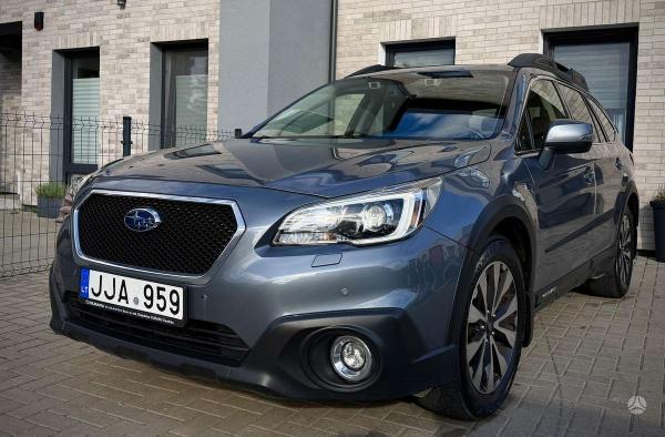 Grey Subaru Outback 2016 in Vilnius, with an engine capacity of 2.50 L and mileage of 180 thousand km for 11900 €, photo 3 on AUTOMOTO.COM.LV