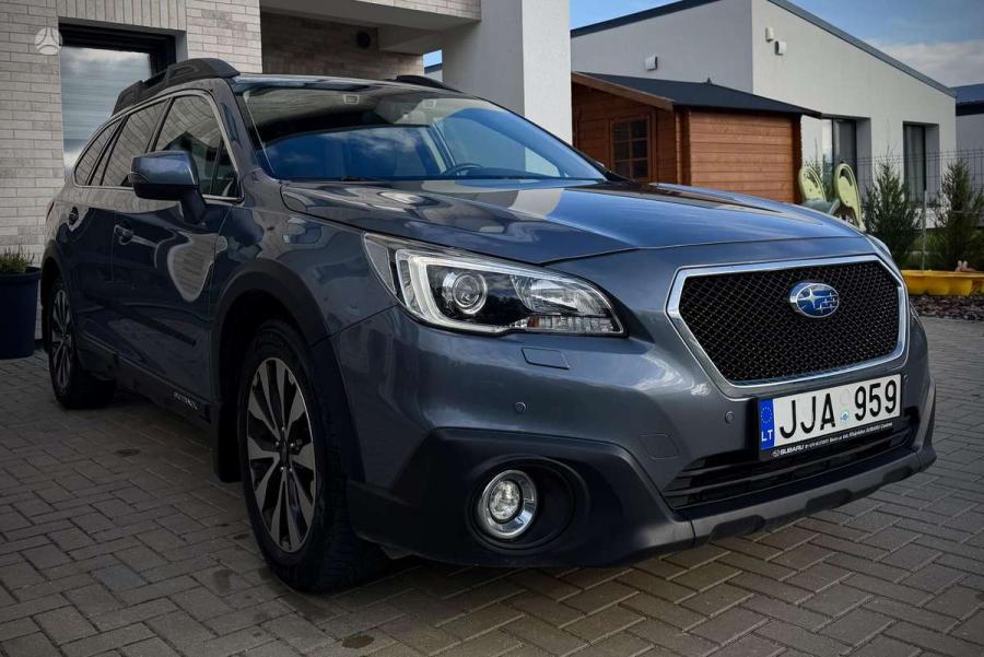 Grey Subaru Outback 2016 in Vilnius, with an engine capacity of 2.50 L and mileage of 180 thousand km for 11900 €, photo 6 on AUTOMOTO.COM.LV