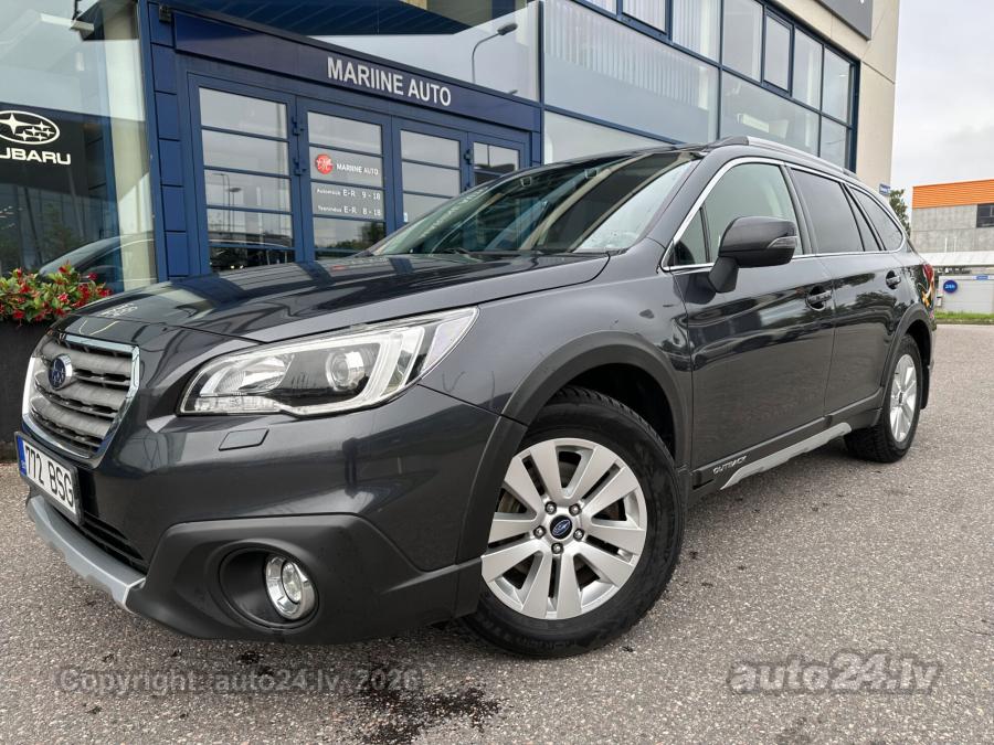 Pelēks Subaru Outback 2016 Tallina, ar dzinēja tilpumu 2.50 L un nobraukumu 109 tūkst. km par 12500 €, foto 1 vietnē AUTOMOTO.COM.LV