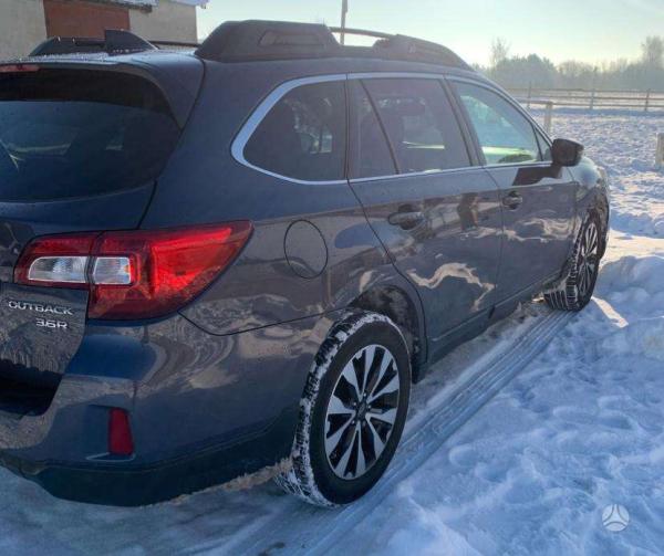 Pelēks Subaru Outback 2017 Ukmergė, ar dzinēja tilpumu 3.60 L un nobraukumu 77 tūkst. km par 11800 €, foto 4 vietnē AUTOMOTO.COM.LV