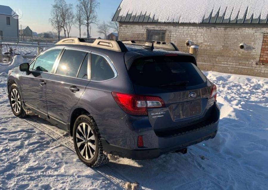 Pelēks Subaru Outback 2017 Ukmergė, ar dzinēja tilpumu 3.60 L un nobraukumu 77 tūkst. km par 11800 €, foto 6 vietnē AUTOMOTO.COM.LV