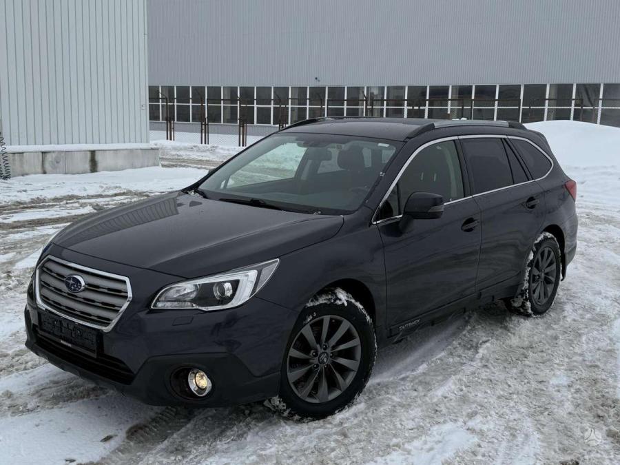 Pelēks Subaru Outback 2017 Rokiškis, ar dzinēja tilpumu 2.50 L un nobraukumu 225 tūkst. km par 11500 €, foto 1 vietnē AUTOMOTO.COM.LV