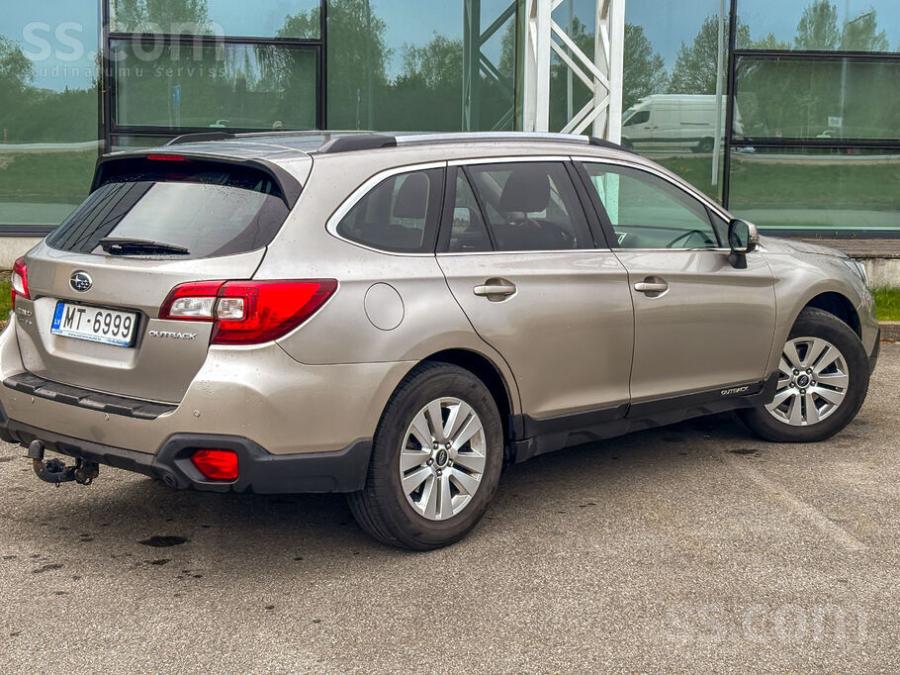 Grey Subaru Outback 2017 in Riga, with an engine capacity of 2.50 L and mileage of 221 thousand km for 12700 €, photo 8 on AUTOMOTO.COM.LV