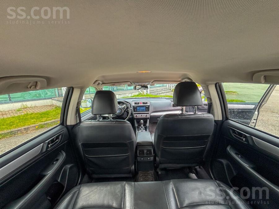 Grey Subaru Outback 2017 in Riga, with an engine capacity of 2.50 L and mileage of 221 thousand km for 12700 €, photo 13 on AUTOMOTO.COM.LV