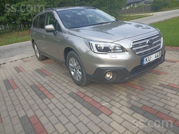 Grey Subaru Outback 2017 in Riga, with an engine capacity of 2.50 L and mileage of 108 thousand km for 15400 €, photo 2 on AUTOMOTO.COM.LV