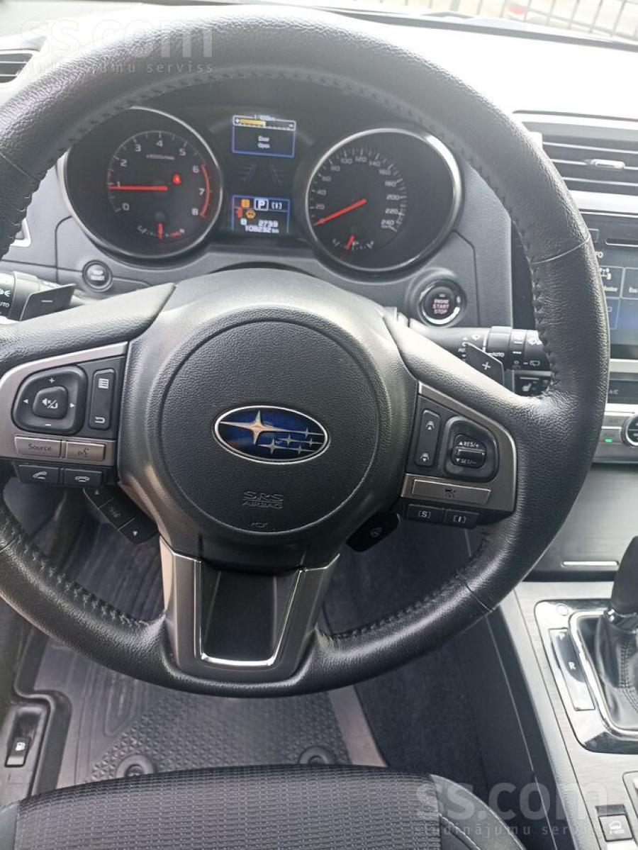 Серый Субару Аутбек 2017 в Рига, объемом двигателя 2.50 л и пробегом 108 тыс. км за 15400 €, фото 9 на AUTOMOTO.COM.LV