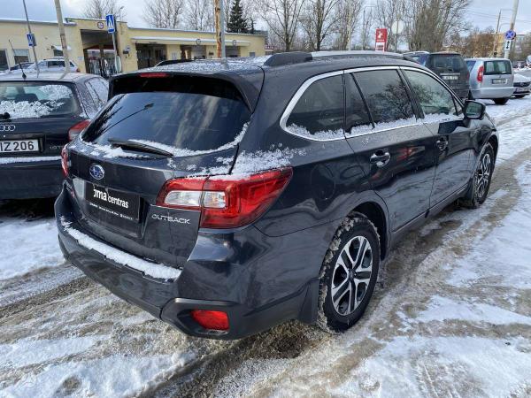 Grey Subaru Outback 2018 in Vilnius, with an engine capacity of 2.50 L and mileage of 151 thousand km for 16900 €, photo 6 on AUTOMOTO.COM.LV