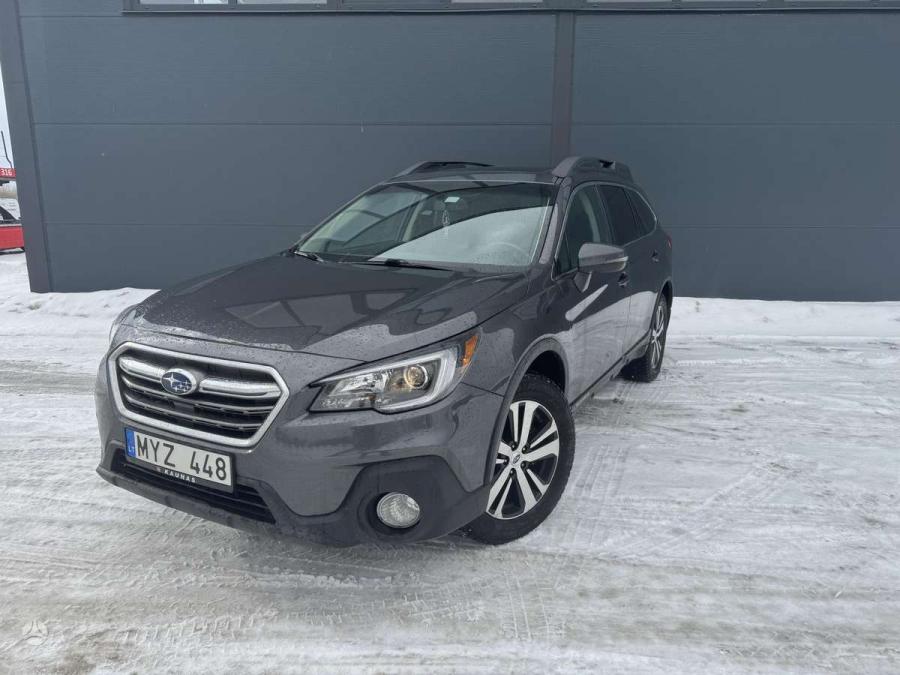 Grey Subaru Outback 2018 in Kaunas, with an engine capacity of 2.50 L and mileage of 169 thousand km for 14700 €, photo 3 on AUTOMOTO.COM.LV