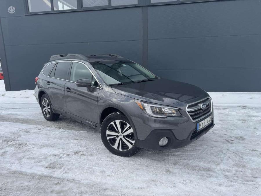 Grey Subaru Outback 2018 in Kaunas, with an engine capacity of 2.50 L and mileage of 169 thousand km for 14700 €, photo 10 on AUTOMOTO.COM.LV
