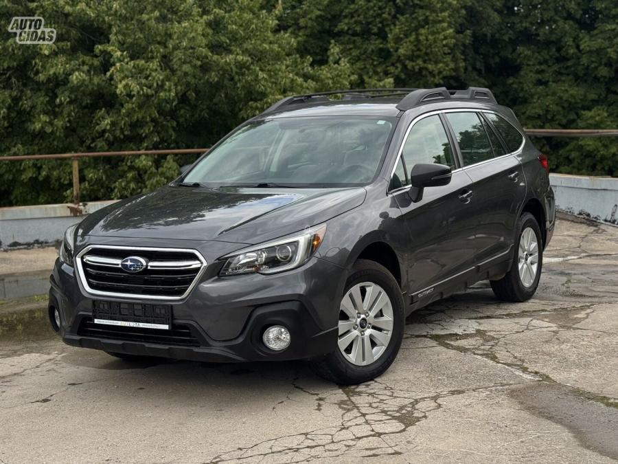 Pelēks Subaru Outback 2018 Viļņa, ar dzinēja tilpumu 2.50 L un nobraukumu 122 tūkst. km par 16600 €, foto 1 vietnē AUTOMOTO.COM.LV