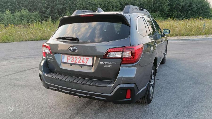 Pelēks Subaru Outback 2018 Viļņa, ar dzinēja tilpumu 3.63 L un nobraukumu 167 tūkst. km par 15375 €, foto 5 vietnē AUTOMOTO.COM.LV