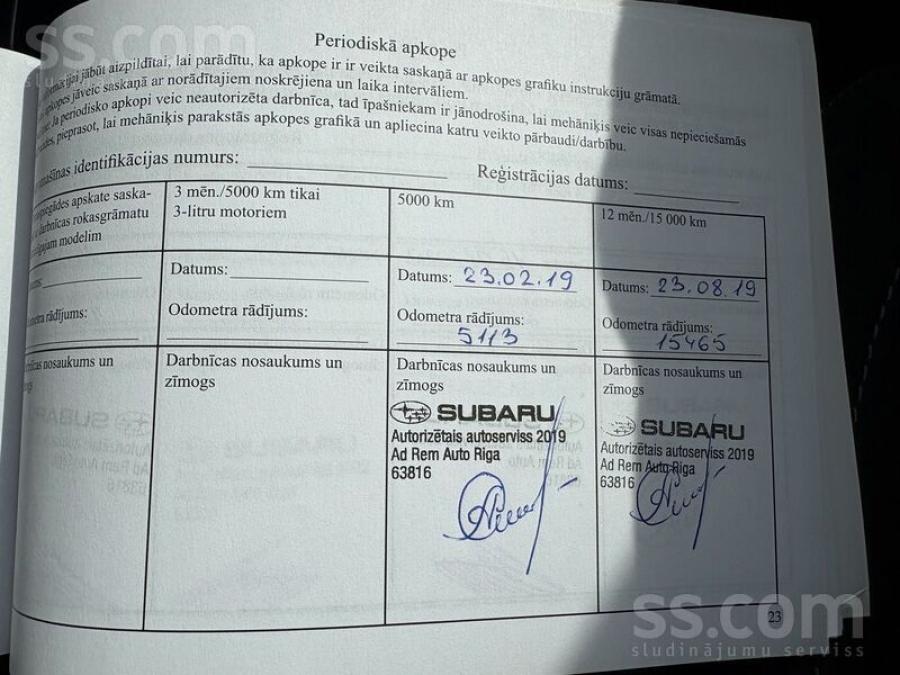 Pelēks Subaru Outback 2018 Rīga, ar dzinēja tilpumu 2.50 L un nobraukumu 75 tūkst. km par 16500 €, foto 21 vietnē AUTOMOTO.COM.LV
