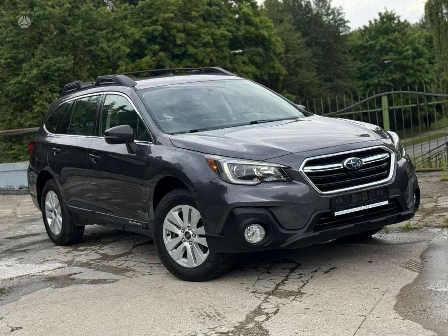 Grey Subaru Outback 2018 in Vilnius, with an engine capacity of 2.50 L and mileage of 122 thousand km for 16600 €, photo 9 on AUTOMOTO.COM.LV