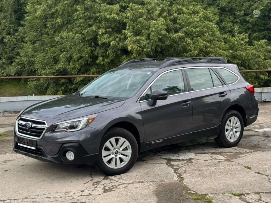 Grey Subaru Outback 2018 in Vilnius, with an engine capacity of 2.50 L and mileage of 122 thousand km for 16600 €, photo 14 on AUTOMOTO.COM.LV