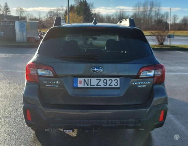 Grey Subaru Outback 2019 in Mazeikiai, with an engine capacity of 3.63 L and mileage of 132 thousand km for 15300 €, photo 6 on AUTOMOTO.COM.LV