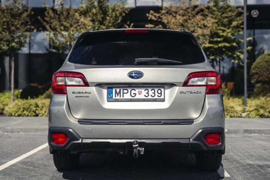 Grey Subaru Outback 2019 in Vilnius, with an engine capacity of 2.50 L and mileage of 84 thousand km for 19500 €, photo 5 on AUTOMOTO.COM.LV