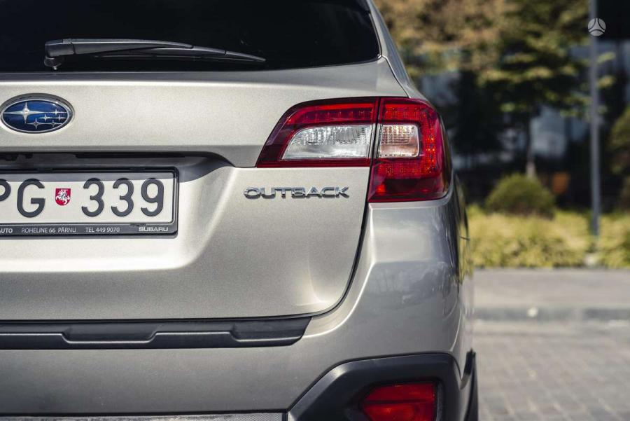 Grey Subaru Outback 2019 in Vilnius, with an engine capacity of 2.50 L and mileage of 84 thousand km for 19500 €, photo 13 on AUTOMOTO.COM.LV