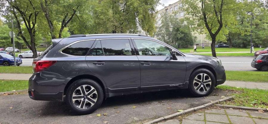 Grey Subaru Outback 2019 in Vilnius, with an engine capacity of 2.50 L and mileage of 89 thousand km for 18500 €, photo 5 on AUTOMOTO.COM.LV